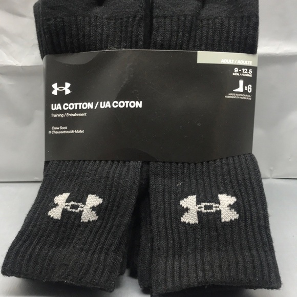 Under Armour | Underwear & Socks | Bnwt Under Armour Cotton Crew Socks ...